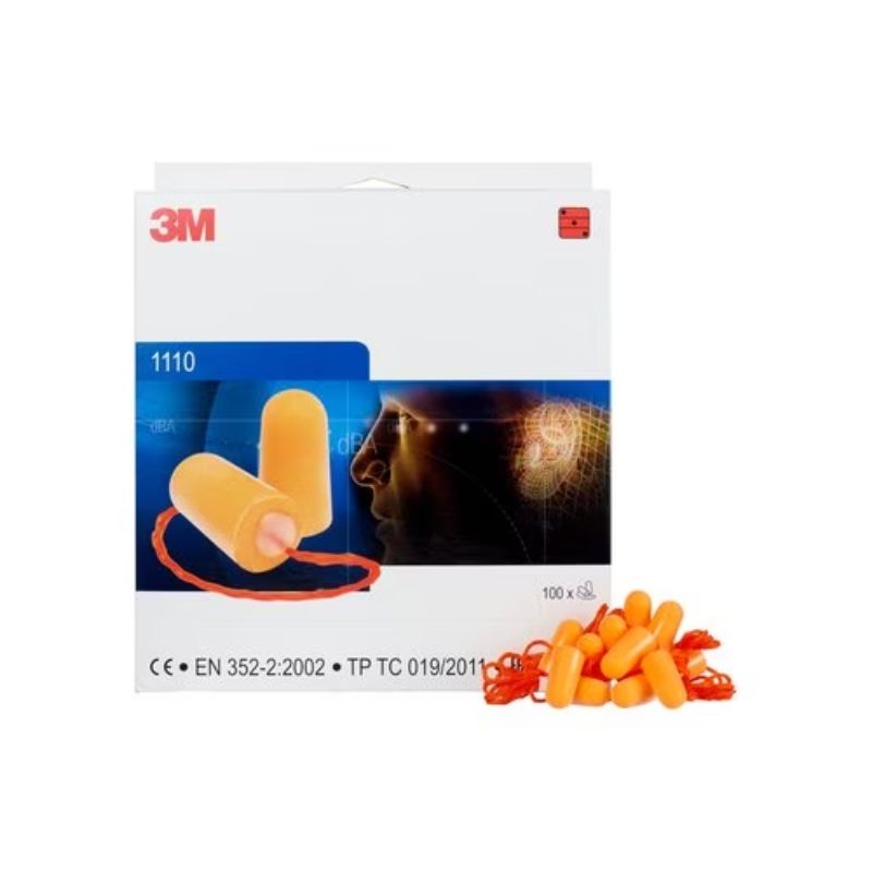 3M™ Earplugs 1100 Series Corded - 500 Pairs– Best4Safety
