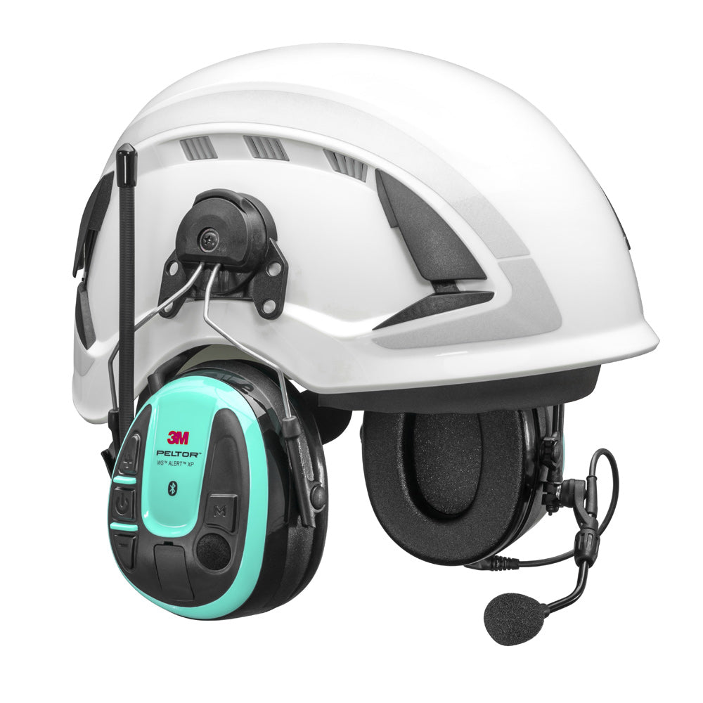 3M™ PELTOR™ WS ALERT XP+ Bluetooth FM Radio Helmet Mount Headset ...