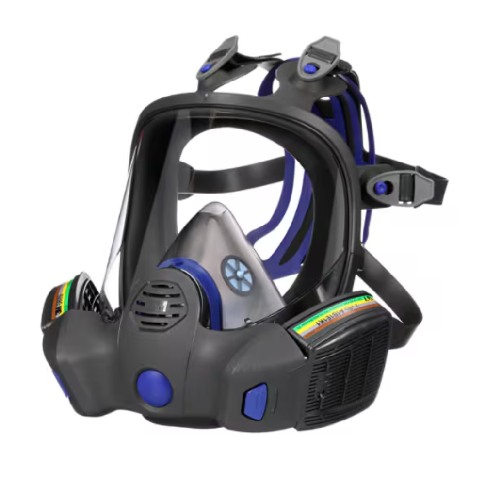 3M Secure Click FF-803 Large Reusable Full Face Mask - Pack of 4 ...