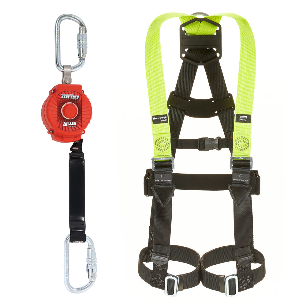 Honeywell Miller H500 Warehouse Worker Harness and SRL Bundle - 1018015 ...